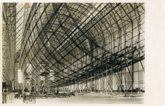 Building Frame Zeppelin Hindenburg First Flight Editorial Stock Photo ...