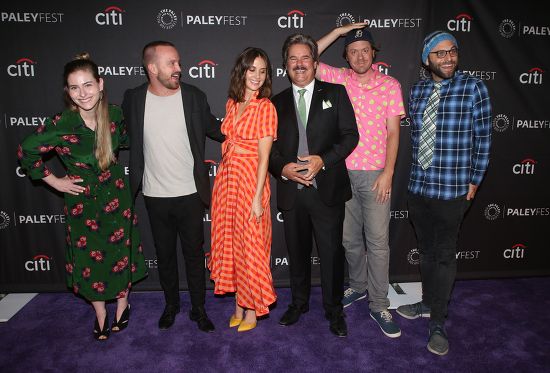 Lisa Hanawalt Aaron Paul Alison Brie - Foto de stock de contenido ...