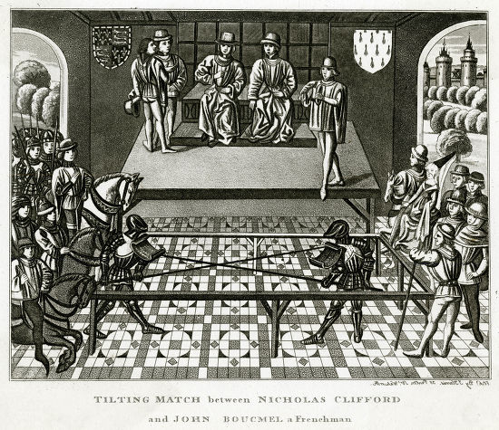 Tilting Match Between Nicholas Clifford John Editorial Stock Photo ...