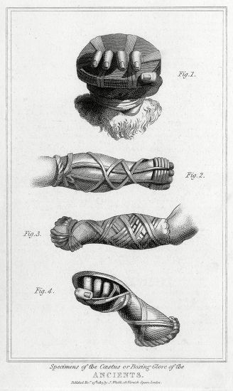 Four Versions Roman Cestus Leather Glove Editorial Stock Photo - Stock ...