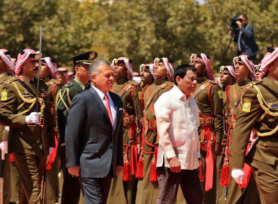 Philippine President Rodrigo Duterte Front R Editorial Stock Photo ...