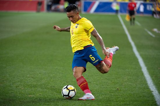 Ecuadors Cristian Ramirez Action During First Editorial Stock Photo ...