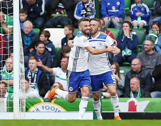 Elvis Saric Bosnia Herzegovina Celebrates Scoring Editorial Stock Photo ...