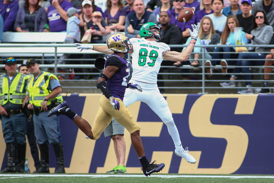 North Dakota Receiver Garrett Maag 89 Editorial Stock Photo - Stock ...
