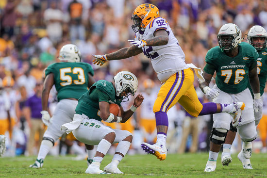 Lsu Tigers Defensive End Neil Farrell Editorial Stock Photo - Stock ...