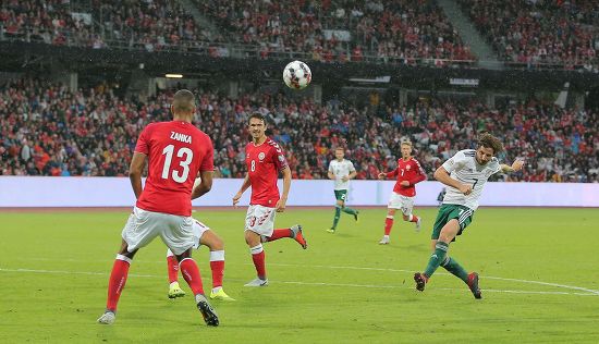 Joe Allen Wales Shoots High Editorial Stock Photo - Stock Image ...