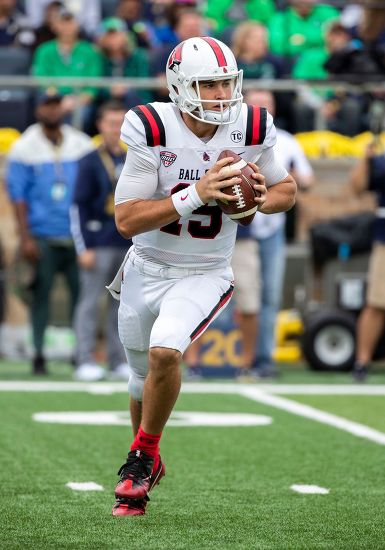 Ball State Quarterback Riley Neal 15 Editorial Stock Photo - Stock ...