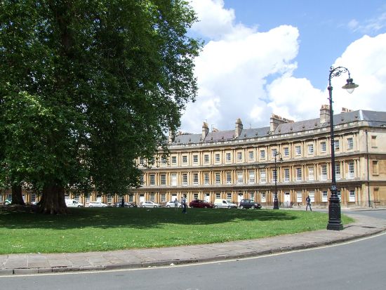 Regency Roundabout Bath Which Came Third Editorial Stock Photo - Stock ...