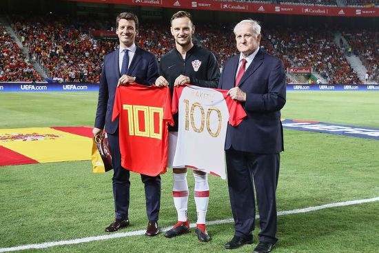 Ivan Rakitic Croatia Receives Shirts 100 Editorial Stock Photo - Stock ...