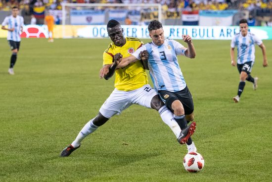 Colombia Defender Davinson Sanchez L Defends Editorial Stock Photo ...