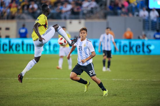 Colombia Defender Davinson Sanchez L Defends Editorial Stock Photo ...