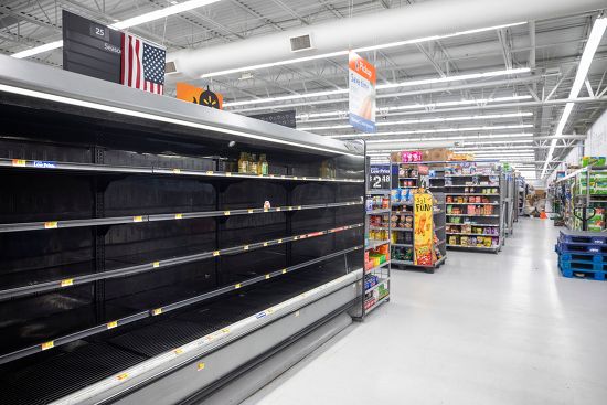 Orange Juice Aisle Walmart Empty Two Editorial Stock Photo - Stock ...