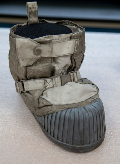 Spacesuit Boot Neil Armstrong Commander Apollo Editorial Stock Photo ...