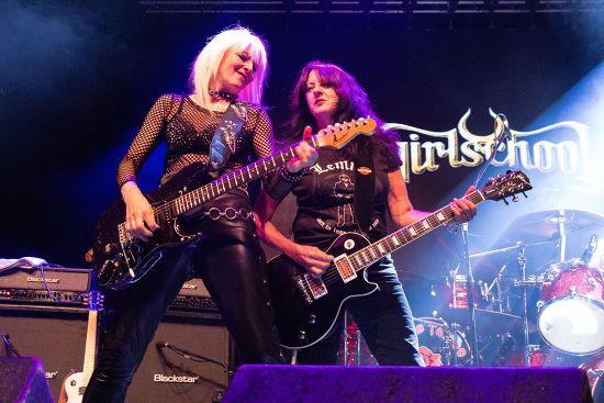 Girlschool Jackie Chambers Kim Mcauliffe Editorial Stock Photo - Stock ...