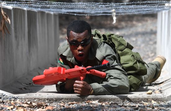 Soldier 3rd Fiji Infantry Regiment Takes Editorial Stock Photo - Stock ...