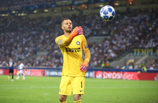 Inters Goalkeeper Samir Handanovic Editorial Stock Photo - Stock Image ...