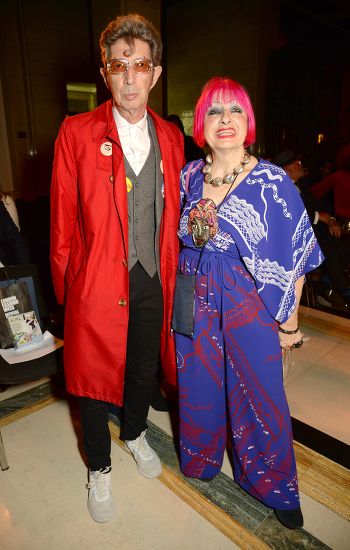 Duggie Fields Zandra Rhodes Front Row Editorial Stock Photo - Stock ...