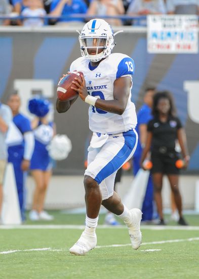 Georgia State Qb Dan Ellington 13 Editorial Stock Photo - Stock Image ...