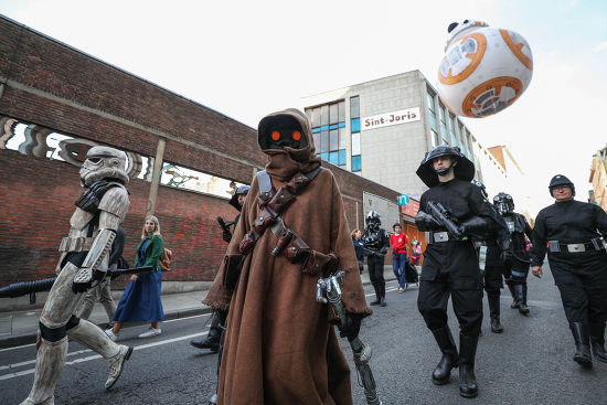 People Dressed Costume Star Wars Editorial Stock Photo - Stock Image ...