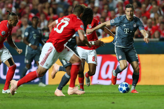 Bayern Munich Forward Robert Lewandowski Action Editorial Stock Photo ...