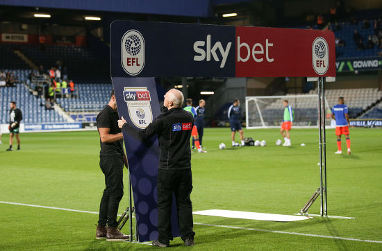 Sky Bet Perimeter Branding 3d Pitch Editorial Stock Photo - Stock Image ...