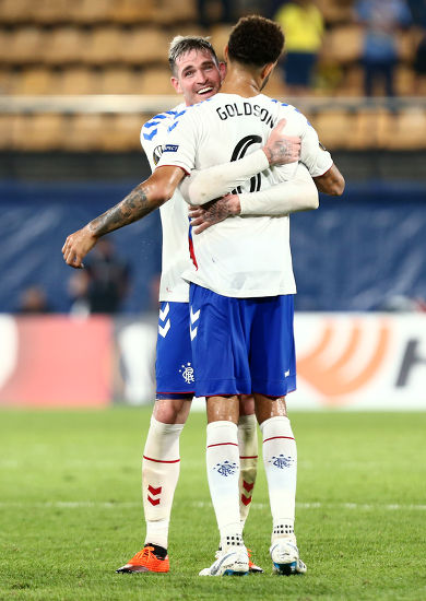 Kyle Lafferty Celebrates Team Mate Connor Editorial Stock Photo - Stock ...