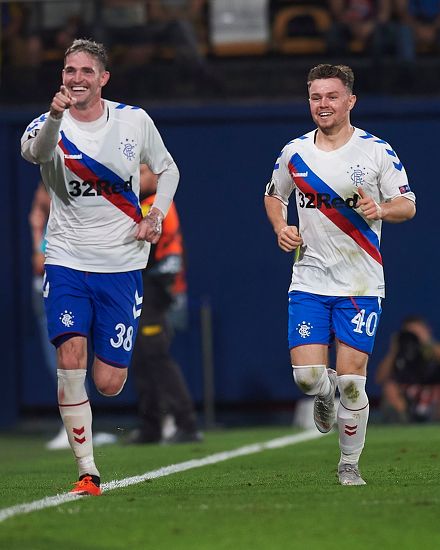 Kyle Lafferty Glenn Middleton Rangers Fc Editorial Stock Photo - Stock ...