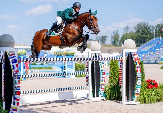 Shane Sweetnam Ireland Competes Aboard Chaqui Editorial Stock Photo ...