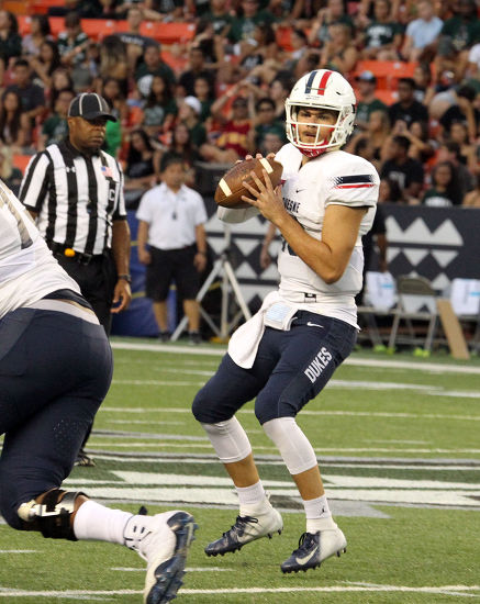 Duquesne Dukes Quarterback Daniel Parr 13 Editorial Stock Photo - Stock ...