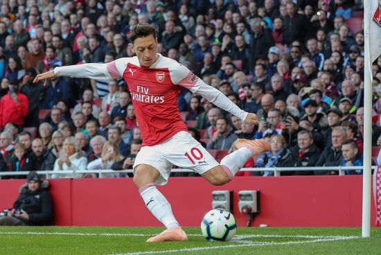 Mesut Ozil Arsenal Takes Corner Kick Editorial Stock Photo - Stock ...