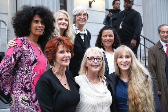 Accusers Clockwise Lili Bernard Linda Kirkpatrick Editorial Stock Photo ...