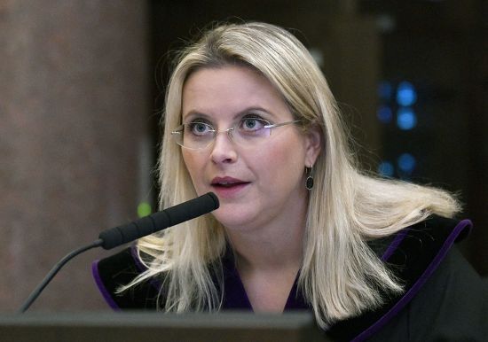 Presiding Judge Marion Hohenecker During Another Editorial Stock Photo ...
