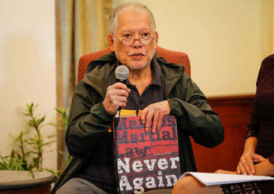 Former Senator Rene Saguisag Shows Book Editorial Stock Photo - Stock ...