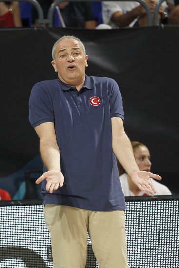 Turkeys Head Coach Ekrem Memnun Reacts Editorial Stock Photo - Stock ...