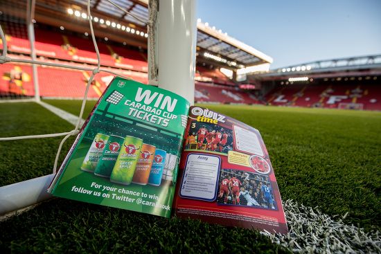 Carabao Cup Advert Inside Matchday Programme Editorial Stock Photo ...