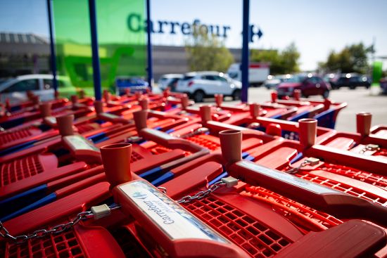 Carrefour Supermarket Food Store Villabe Editorial Stock Photo - Stock ...