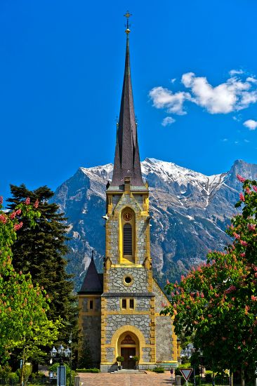 Evangelical Reformed Church Bad Ragaz Canton Editorial Stock Photo ...