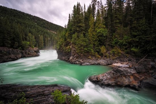 Overlander Falls Waterfall Fraser River Mount Editorial Stock Photo ...