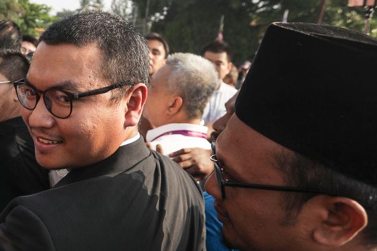 Anwar Ibrahim Former Aide Candidate Saiful Editorial Stock Photo ...