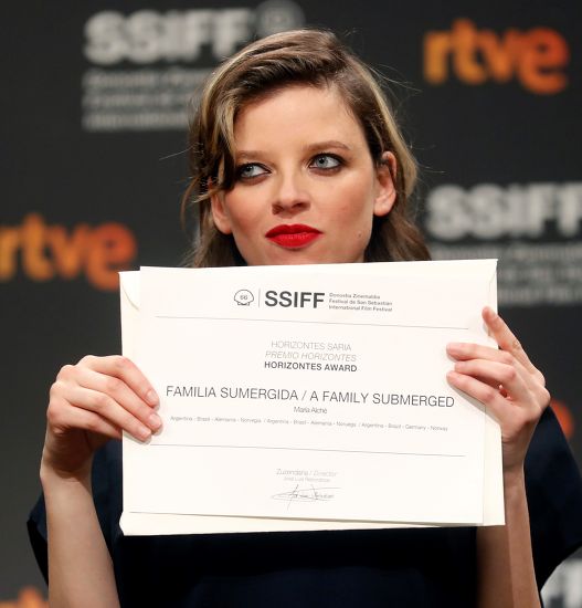 Argentinian Director Maria Alche Poses After Editorial Stock Photo ...