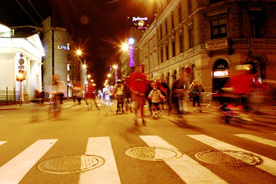 Picture Taken Slow Shutter Speed Shows Editorial Stock Photo - Stock ...