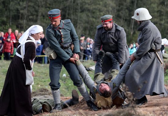Members Military Historical Clubs Dressed Wwi Editorial Stock Photo ...