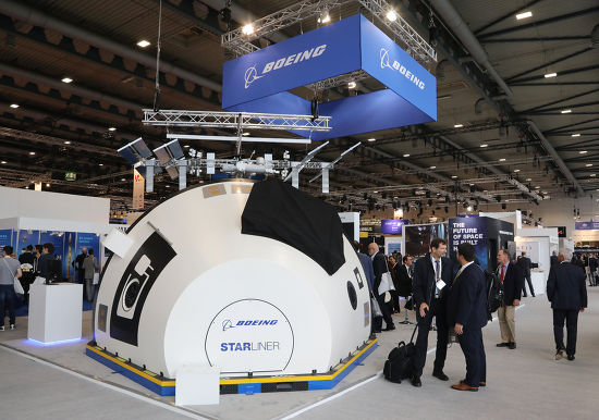 General View Boeing Booth International Astronautical Editorial Stock ...