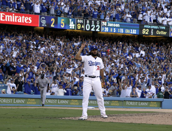 Los Angeles Dodgers Closing Pitcher Kenley Editorial Stock Photo ...