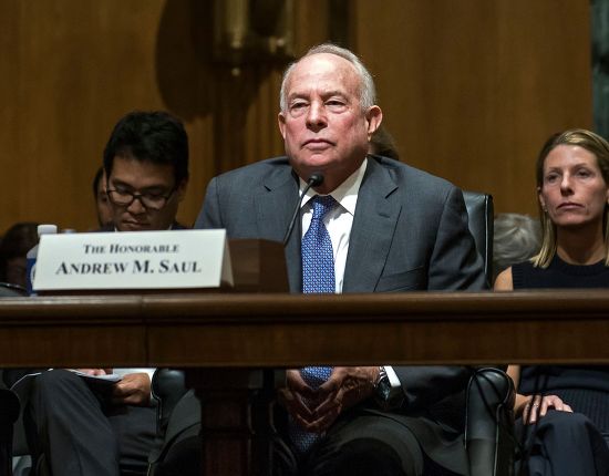 Andrew M Saul Testifies Before United Editorial Stock Photo - Stock ...