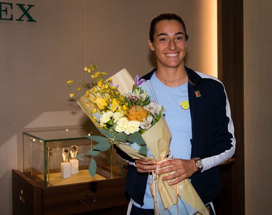 Caroline Garcia France Visits Rolex Lounge Editorial Stock Photo ...