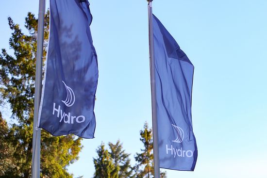 Norsk Hydros New Logo Hydro Seen Editorial Stock Photo - Stock Image ...