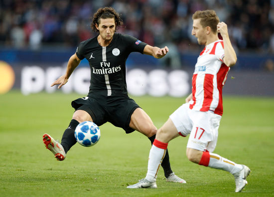 Adrien Rabiot Paris Saint Germain L Editorial Stock Photo - Stock Image ...