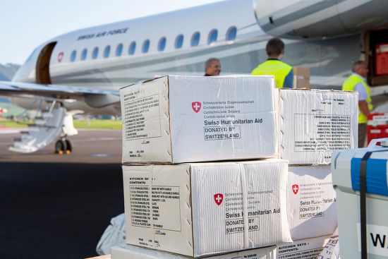 Swiss Humanitarian Aid Unit Sha Preparing Editorial Stock Photo - Stock ...