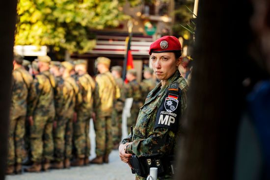 German Soldiers Serving Nato Peace Keeping Editorial Stock Photo ...